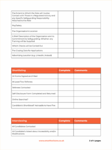 Safer Recruitment Checklist | Child Protection Company